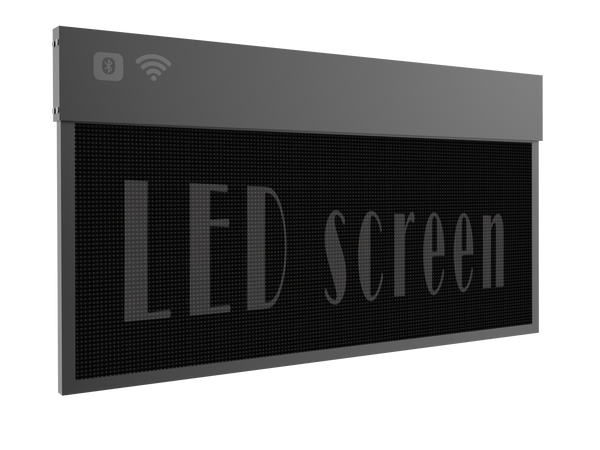 High-Resolution LED Programmable Sign Mobile App-Controlled (160 x 64 ...